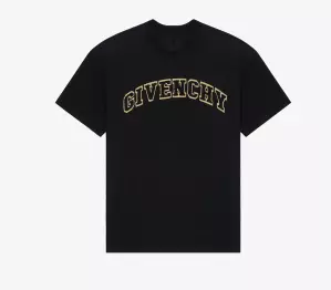 Givenchy কালো ভার্সিটি টি-শার্ট