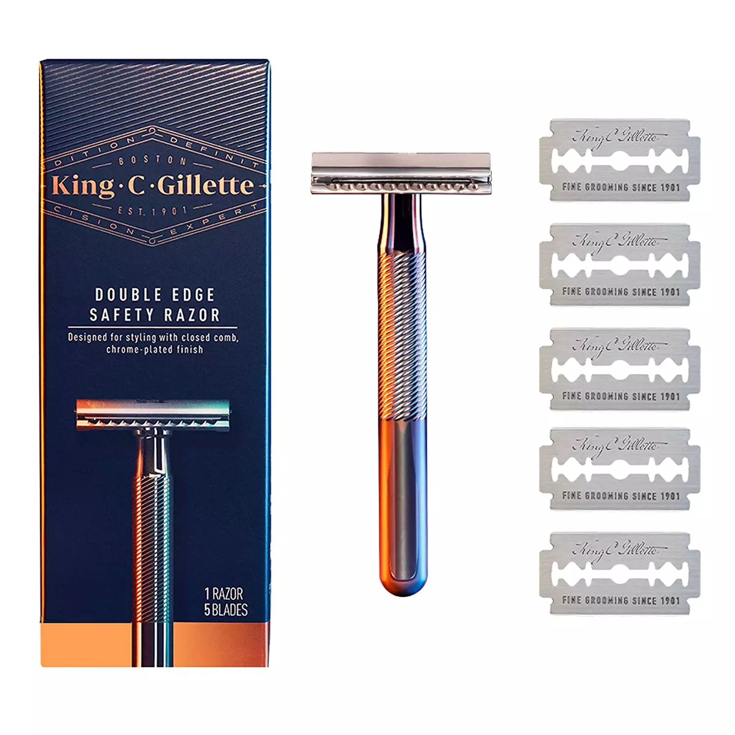 King C. Gillette goşa gyraly howpsuzlyk razor