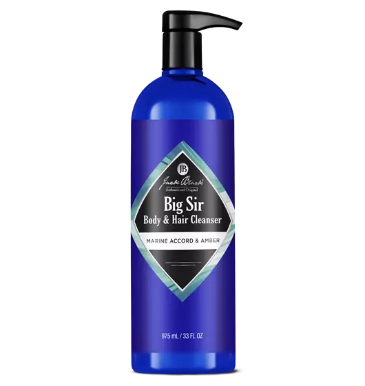 Почистващ препарат за тяло и коса Jack Black Big Sir; най-добрите нови продукти за грижа за 2021 г