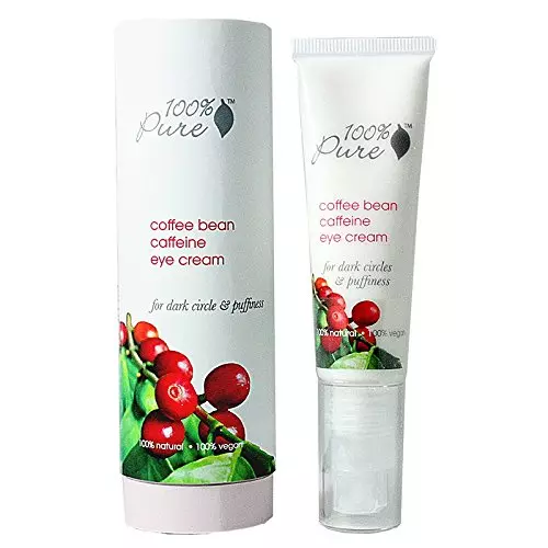 100% Pure Organic Bean Caffeine Eye Cream