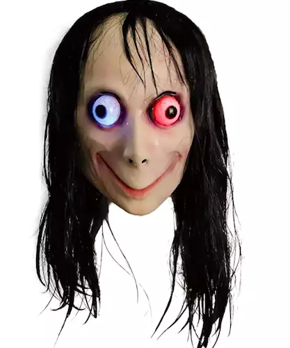 Molezu Creepy Momo Mask, hirmutavad halloweeni maskid