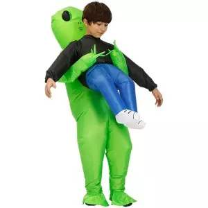 Stegosaurus Inflatable Alien Hold me Costume