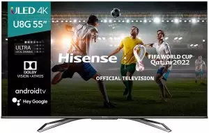 Hisense U8G сериясы 55 дюймдік