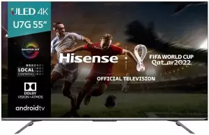 Hisense U7G сериясы 55 дюймдік