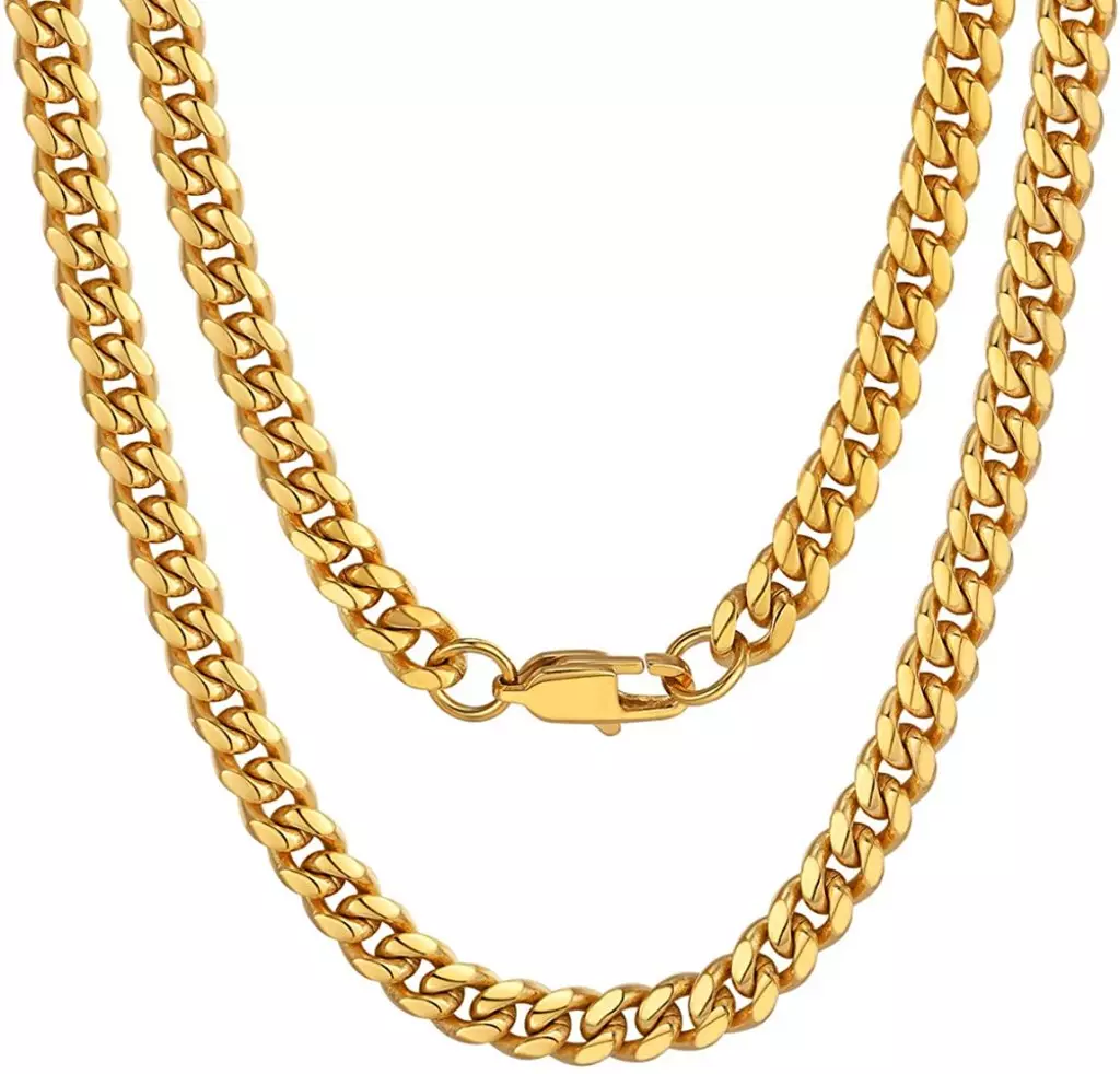 ChainsPro Men Chunky Miami Cuban Chain Necklace