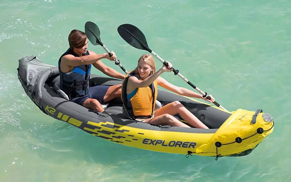 I-kayak ene-inflatable, i-kayak engcono kakhulu ene-inflatable