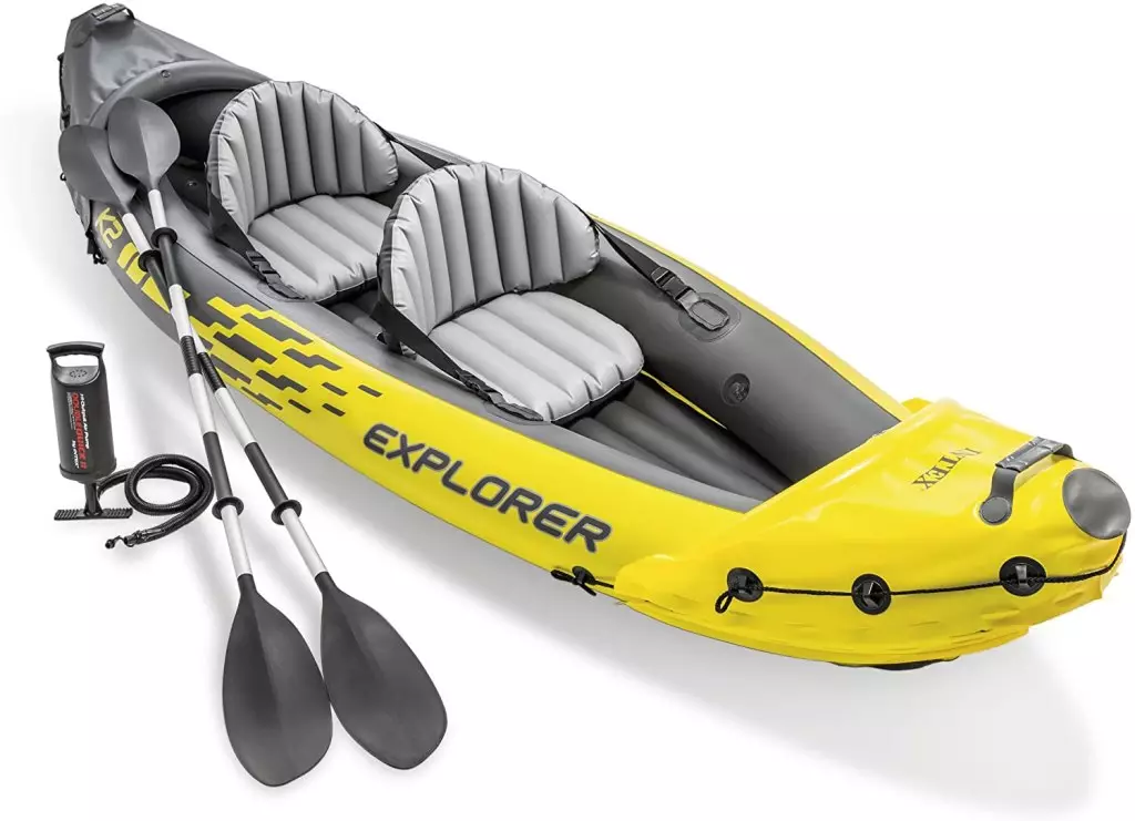 Kayak Intex Explorer K2, kayak tiup, kayak tiup terbaik
