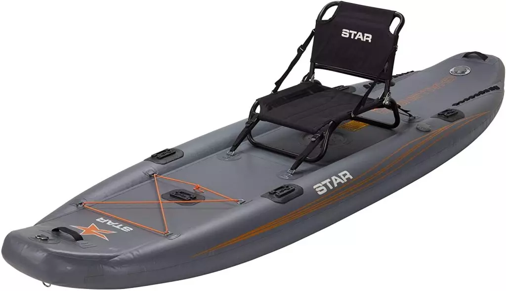 Inkanyezi Challenger Inflatable Hlala-On-Top Ukudoba Kayak One Color