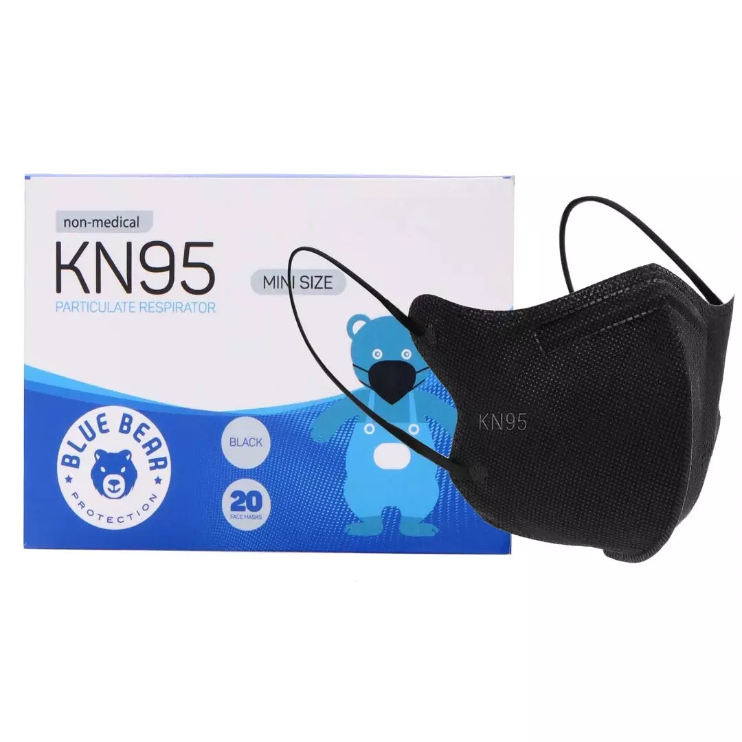 Masker KN95 Anak Beruang Biru