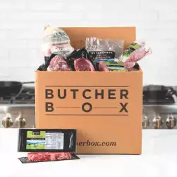 ButcherBox အသားစာရင်းသွင်းသေတ္တာ၊ စားဖိုမှူးများအတွက်လက်ဆောင်များ