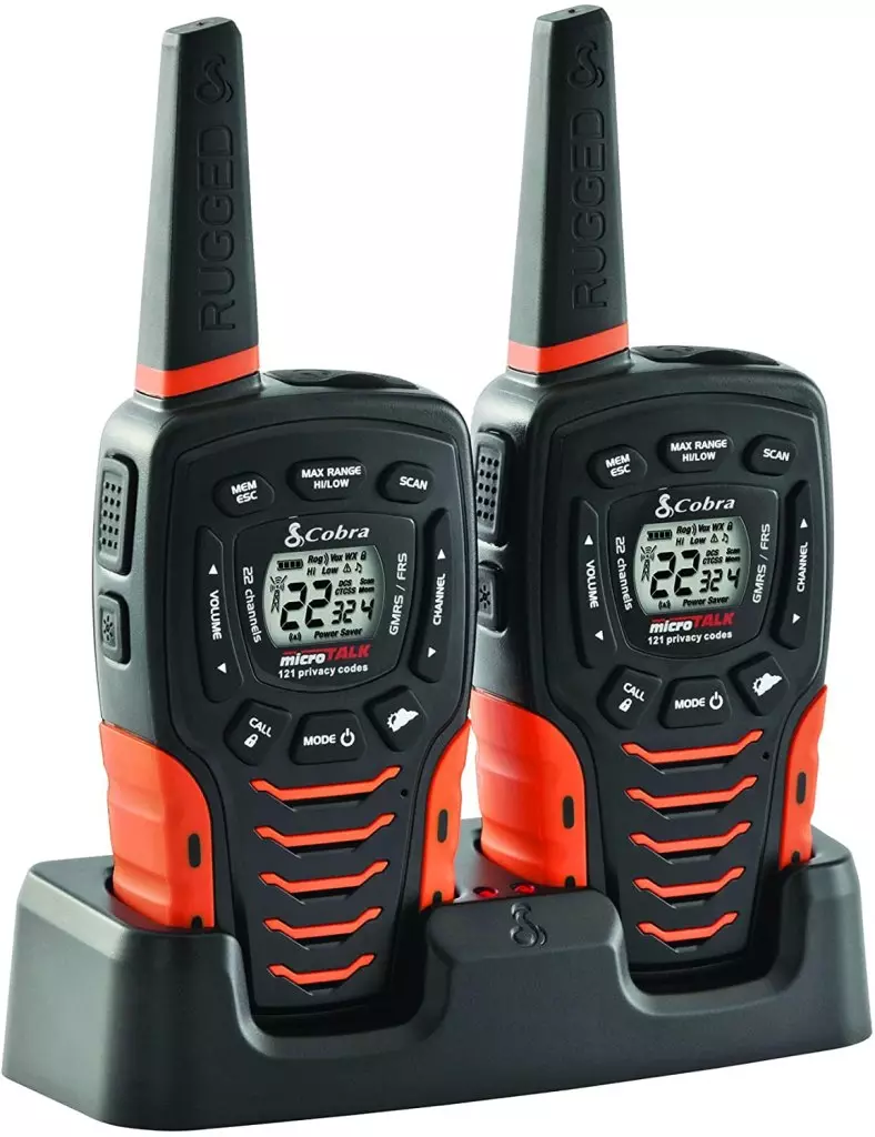cobra-acxt645 walkie talkies med lang rækkevidde