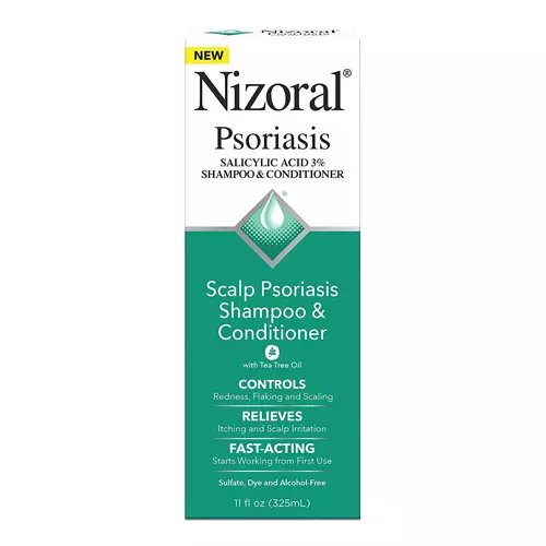 szampon i odżywka Nizoral Scalp Psoriasis; leczenie łuszczycy szamponem