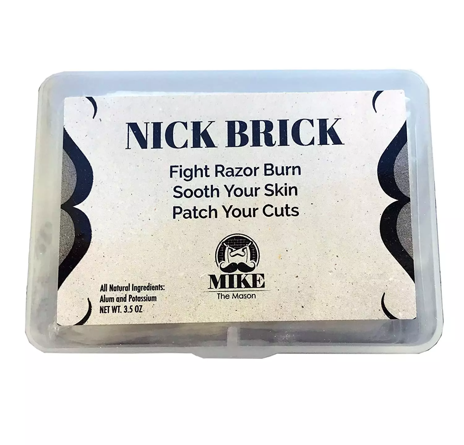Mike the Mason Nick Brick Bloc de alaun de potasiu