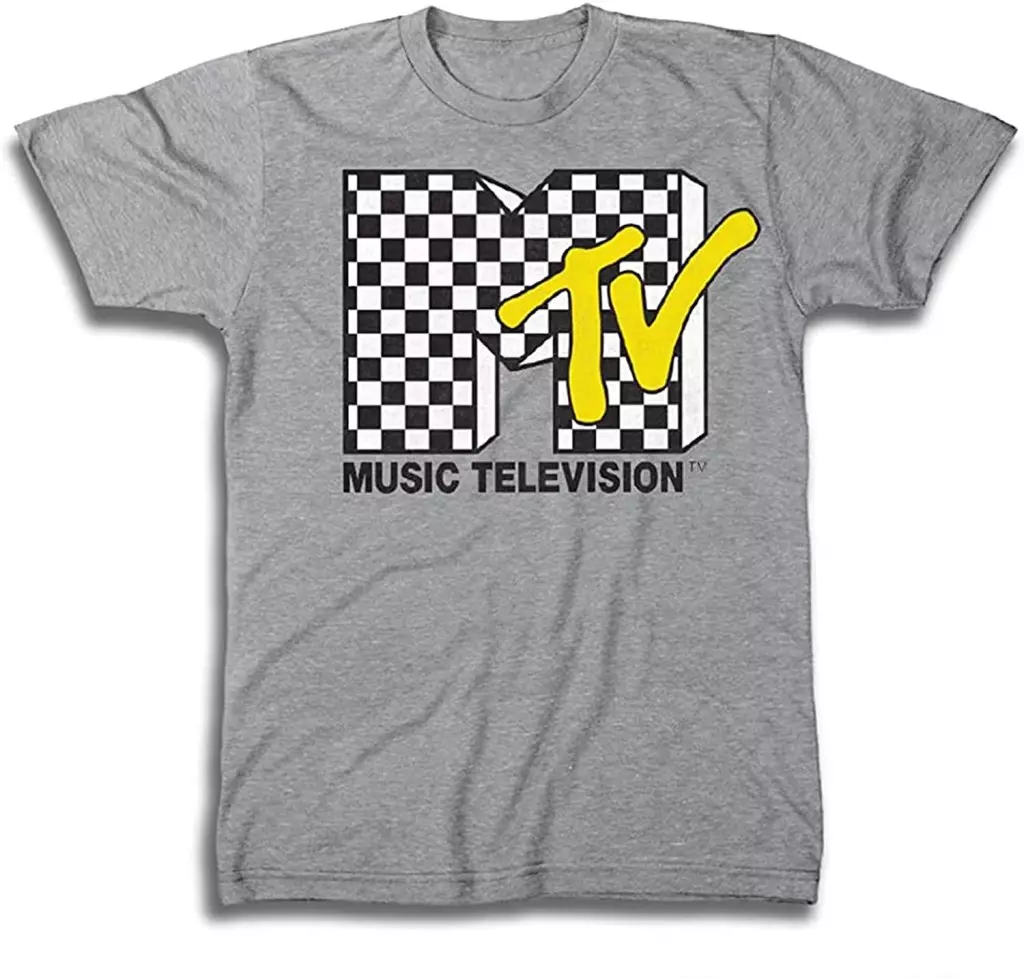 MTV-Checkerboard-tee-80s-мода-таныш булмаган әйберләр