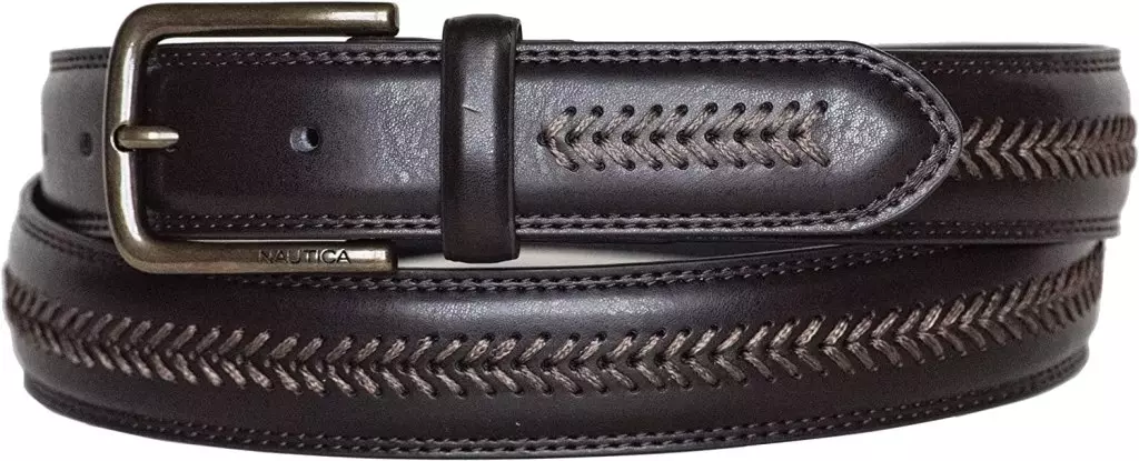 Nautica-Leather-Laced-Belt