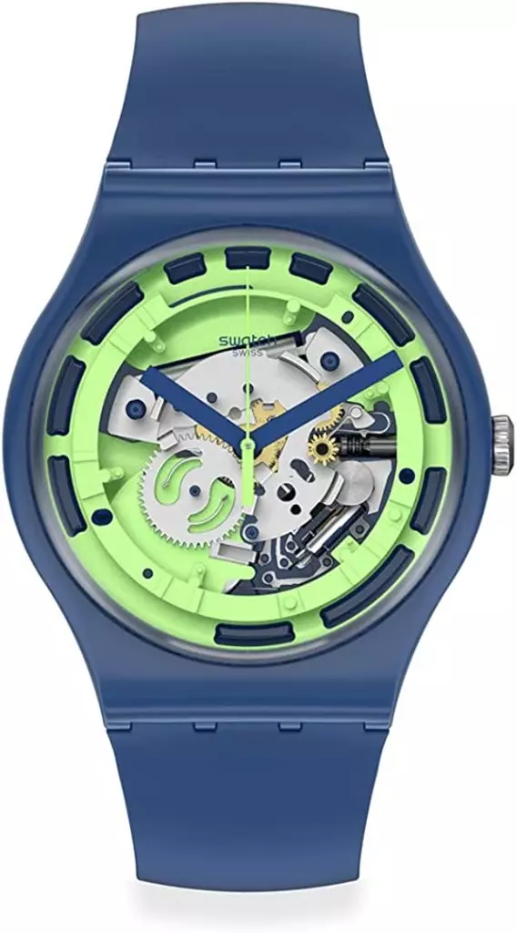 Swatch-Ny-Gent-Quartz-Silicon-Strap-Blue-18-Casual-Watch