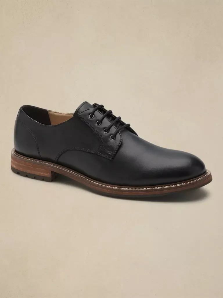 Rese leather oxford shoe, banana republic