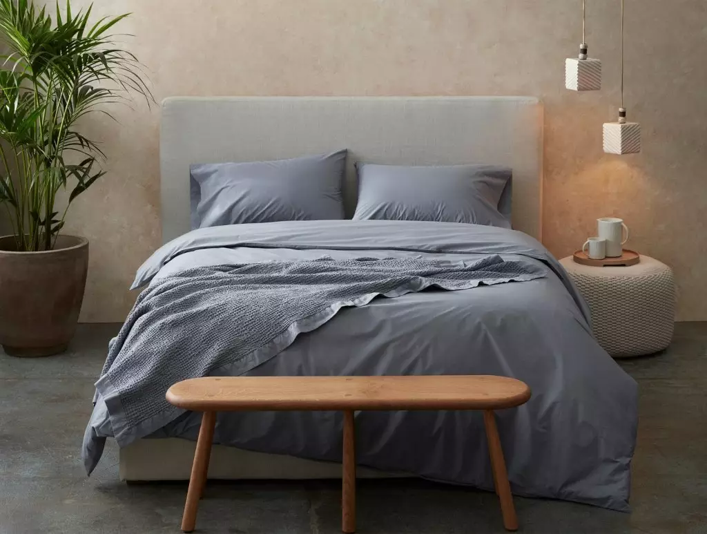 coyuchi qoton organiku comforter b'kopertura duvet blu