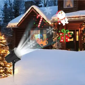 zoo tshaj plaws sab nraum zoov Christmas decorations renxin inc projector