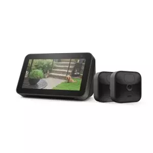 Acuerdo de Amazon Echo Show 5 (2da generación) con Blink Outdoor Cam 2
