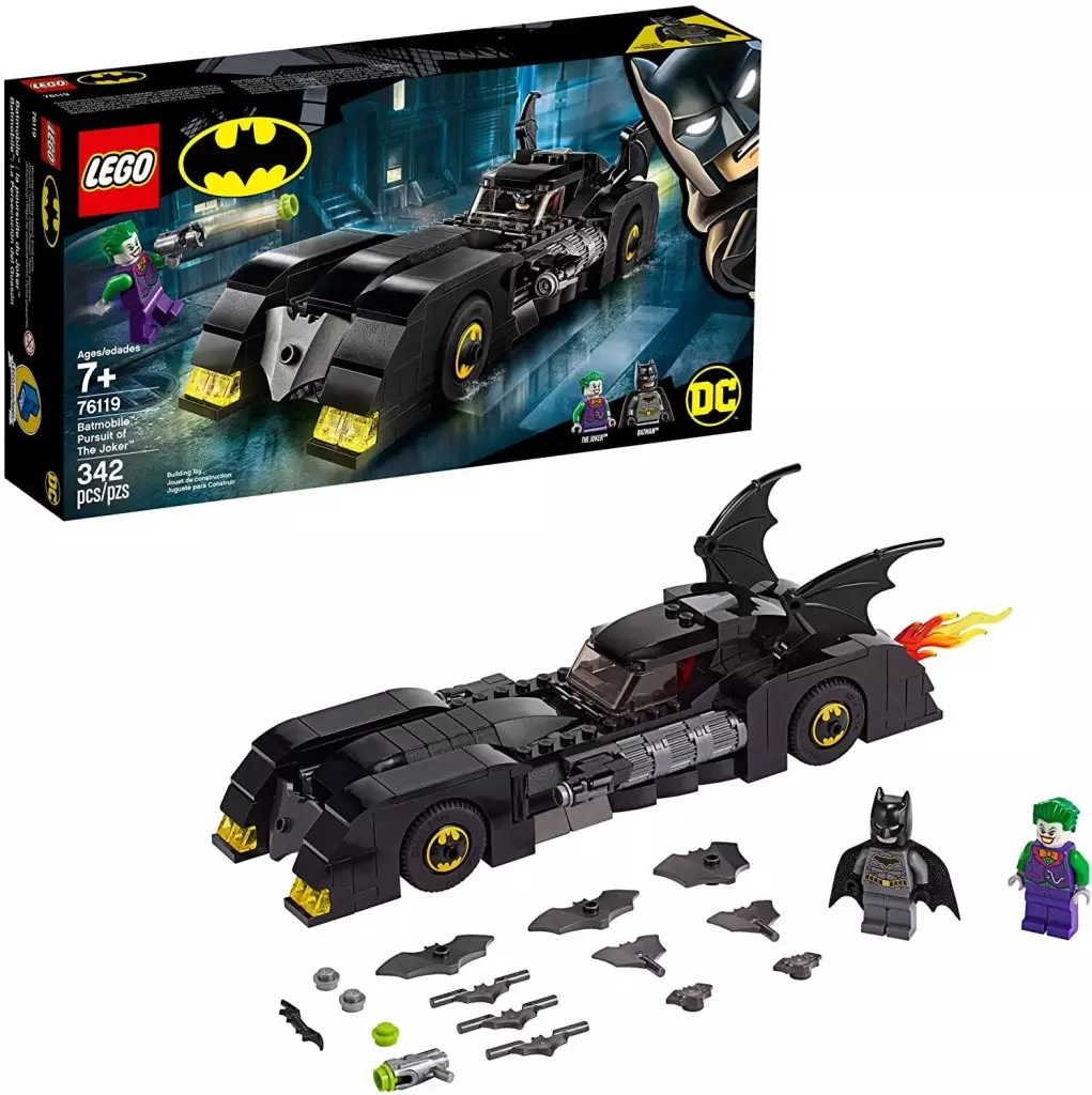 LEGO DC ਬੈਟਮੈਨ ਬੈਟਮੋਬਾਈਲ: ਜੋਕਰ ਦਾ ਪਿੱਛਾ