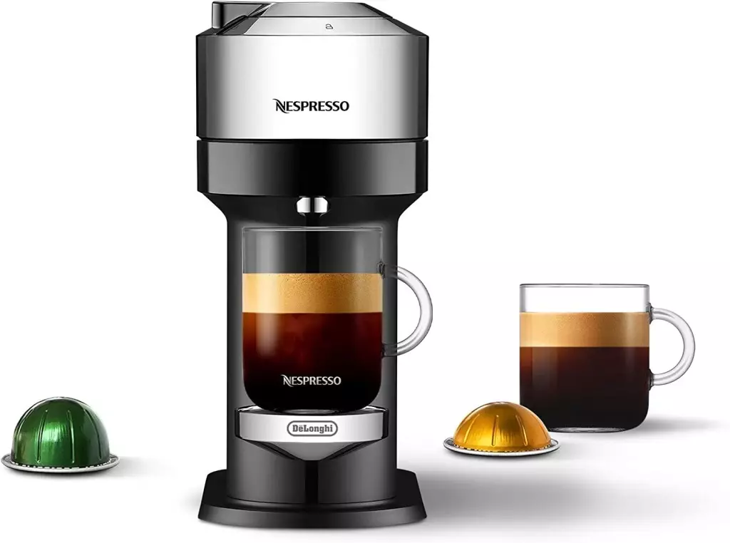 Nespresso Vertuo Next Luksoklasa Kafo kaj Espressomaŝino