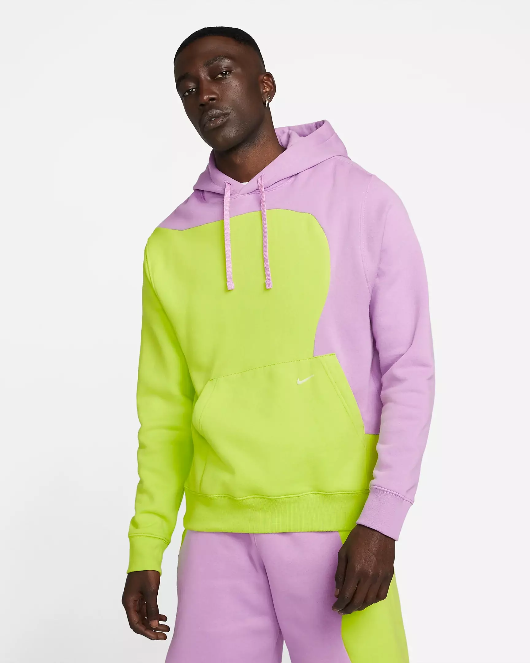Φούτερ με κουκούλα Nike Sportswear Color Clash Pullover