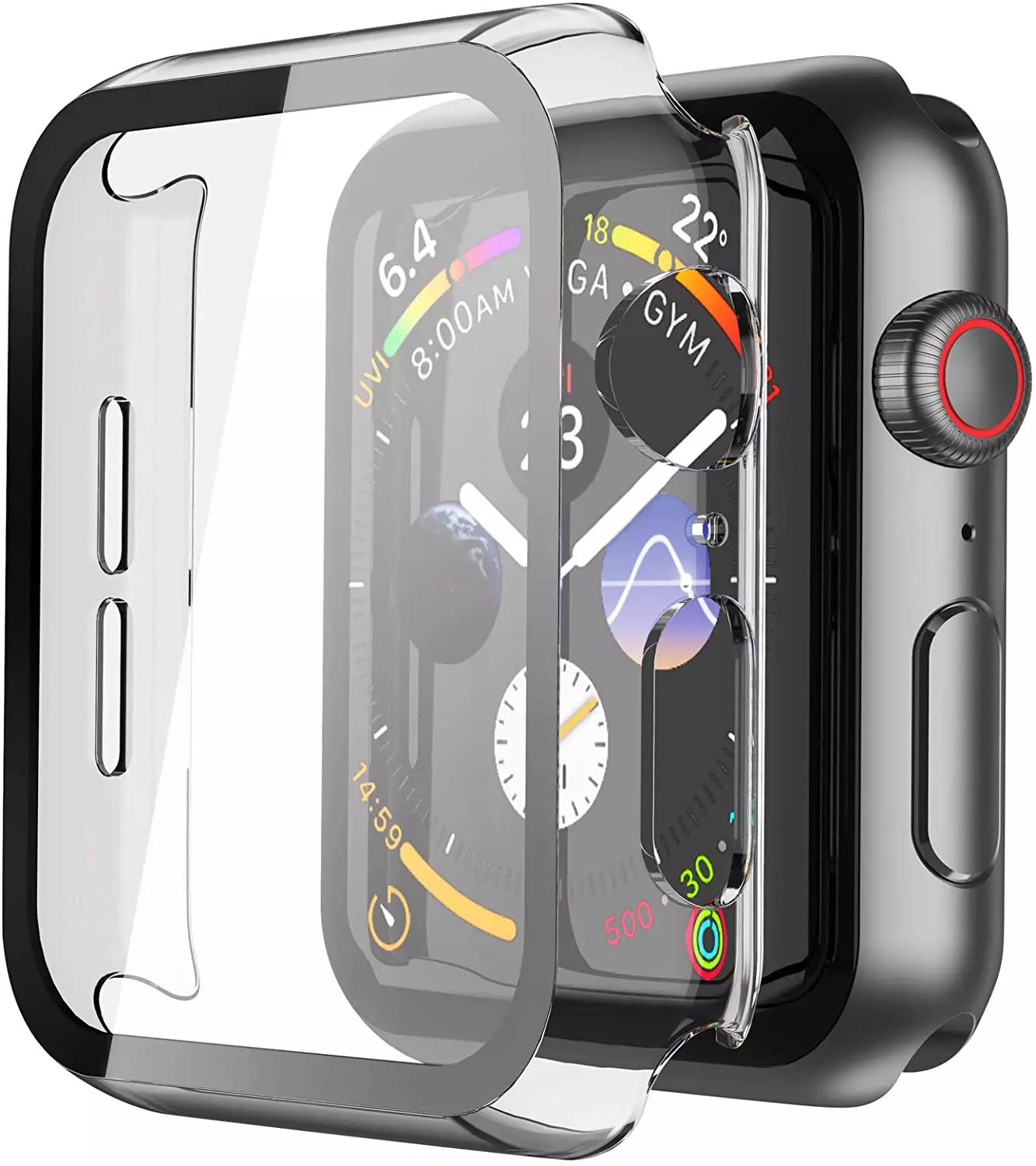 Mbrojtësi i ekranit me kasë të fortë Misxi Apple Watch; Mbrojtësi më i mirë i ekranit të orës së Apple