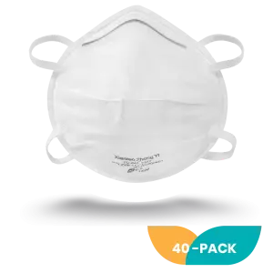 NIOSH cup-style respirator mask, n95 mask