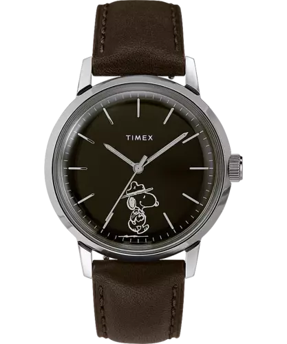 Timex x ኦቾሎኒ ማርሊን አውቶማቲክ ቢግል ስካውት ሰዓት