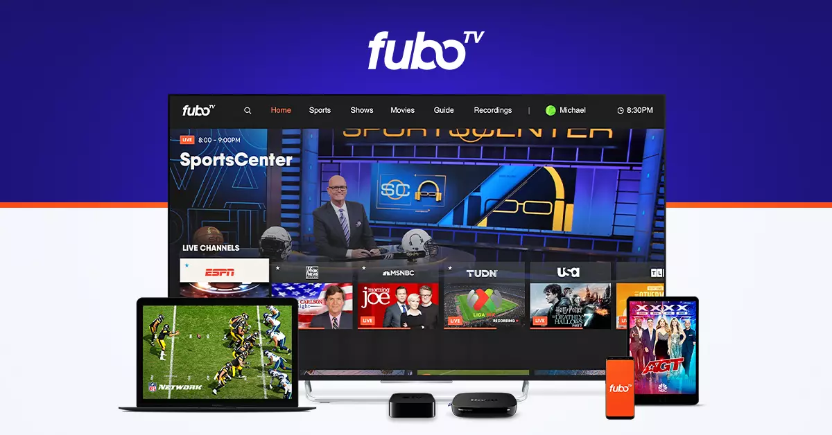 FuboTV მოწყობილობები და არხები