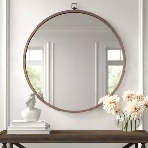 Rumah Kelly Clarkson Cermin Aksen Miring Modern & Kontemporer
