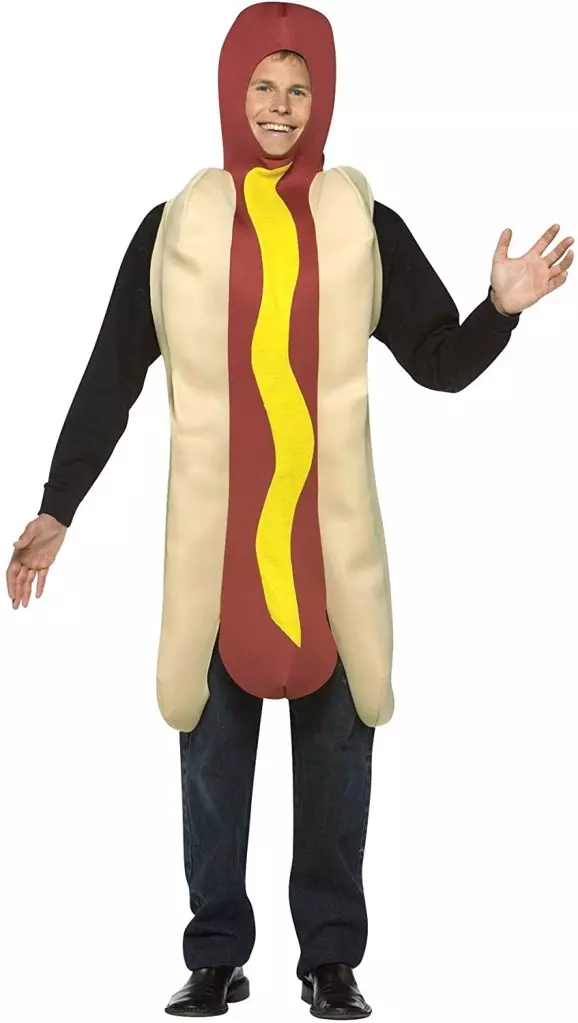 Rasta Imposta liicht Hot Dog Kostüm