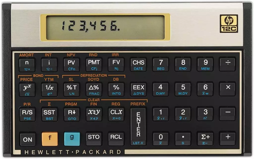 Finanční kalkulačka hp 12c