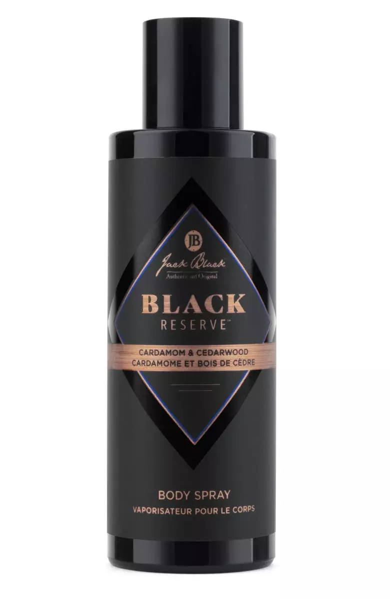 Jack Black Black Reserve Cardamom Silver Body Spray