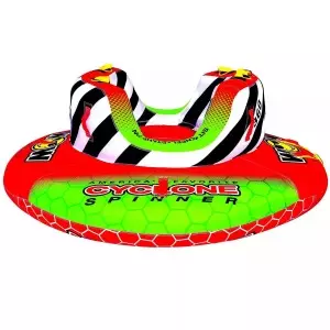 WOW Watersports 2-Person Cyclone Spinner, tabung towable paling apik