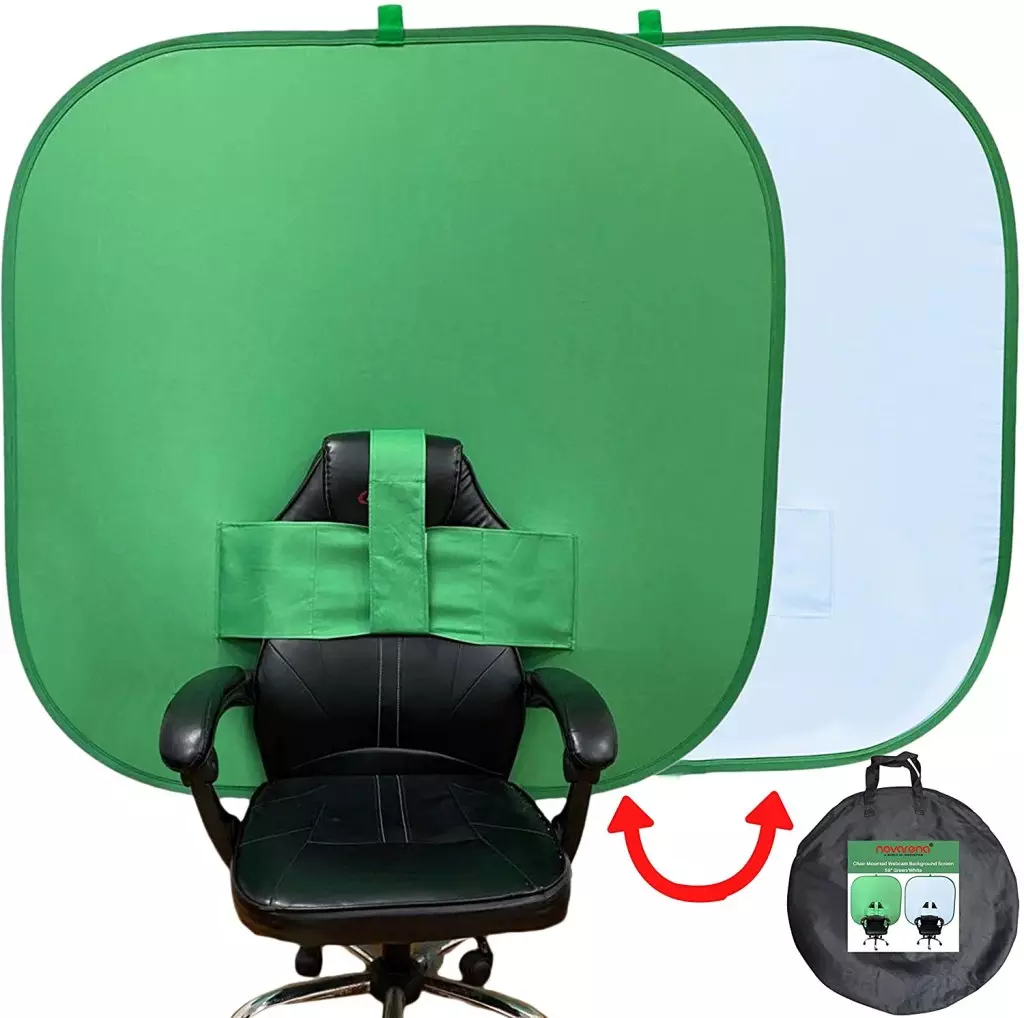 NOVARENA Yeşil Ekran Sandalye Zemin