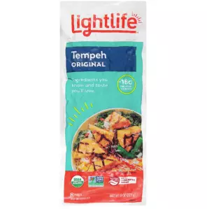 Lightlife original organic tempeh, isi mea'ai