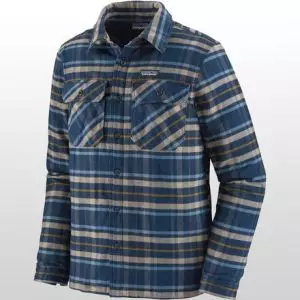 Blau karierte Flanelljacke von Patagonia