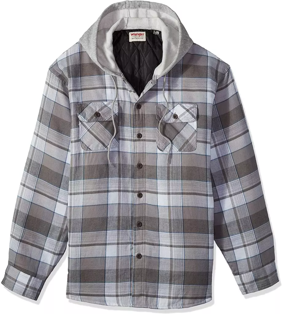 Wrangler Gesteppte Flanell-Hemdjacke