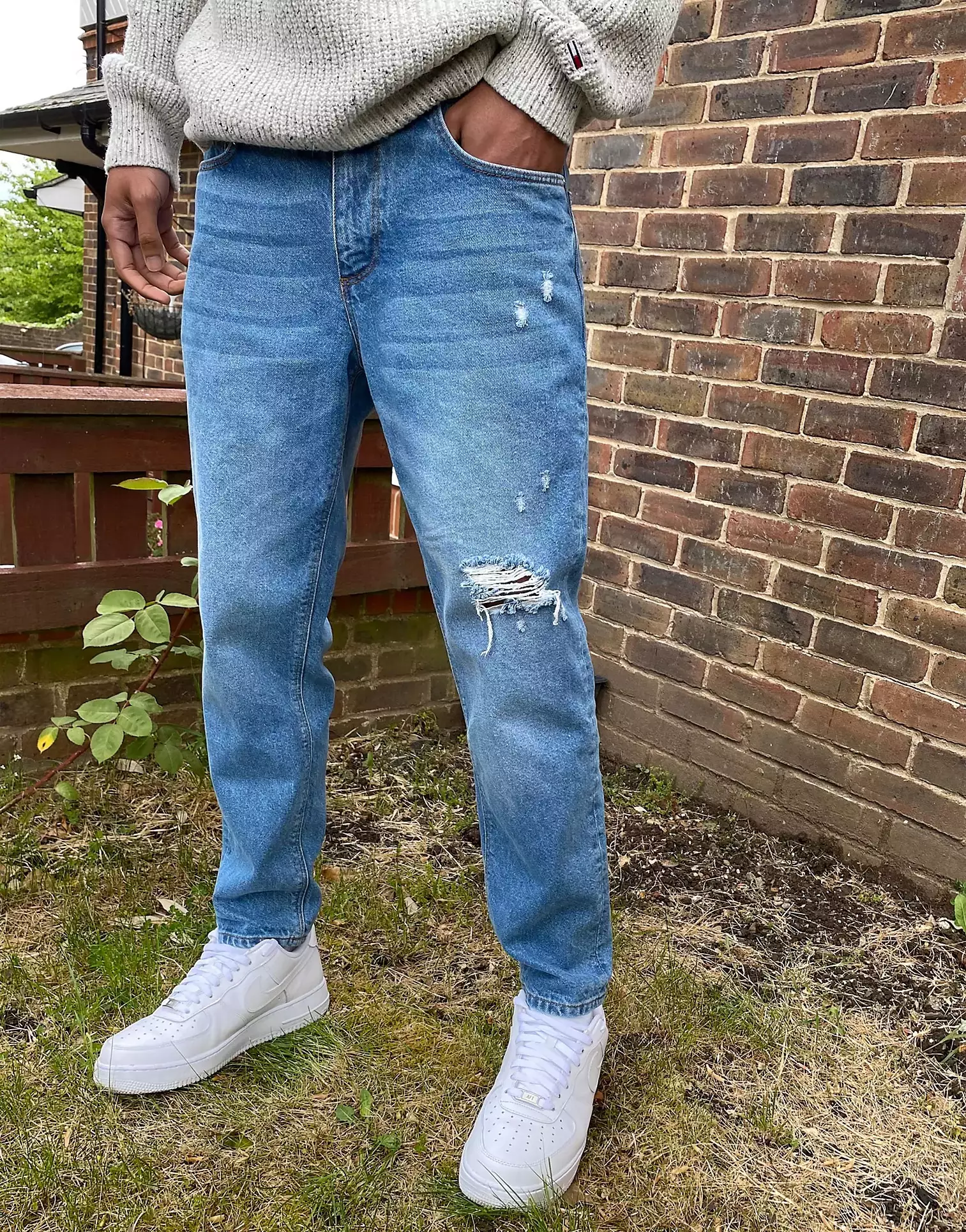 ASOS DESIGN Klasik Rijit Jeans