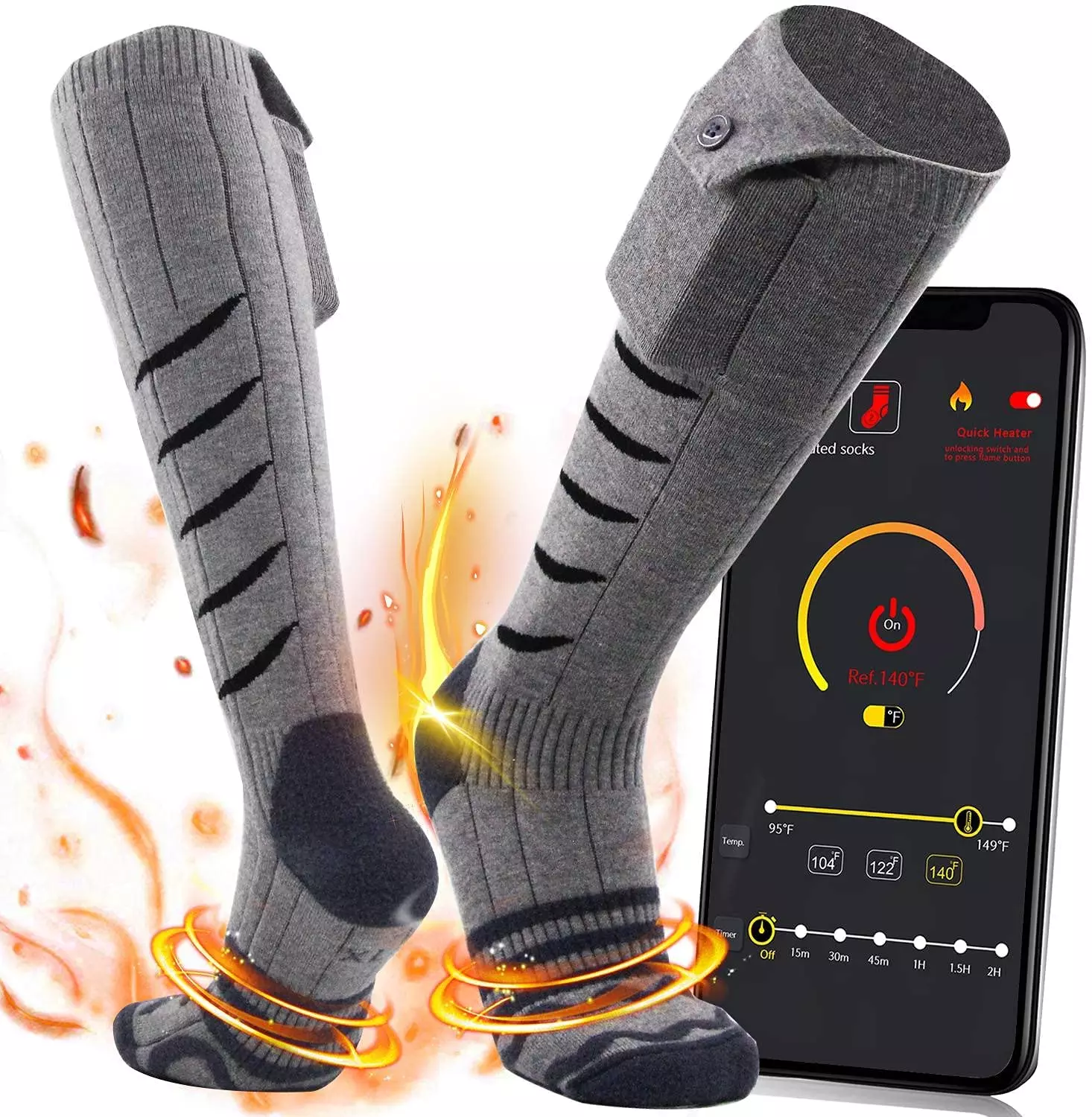 Чорапи с подгряване на батерии PBOX