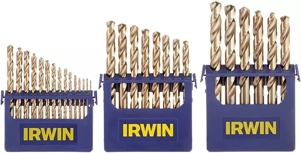 Conjunto de brocas de aço cobalto IRWIN