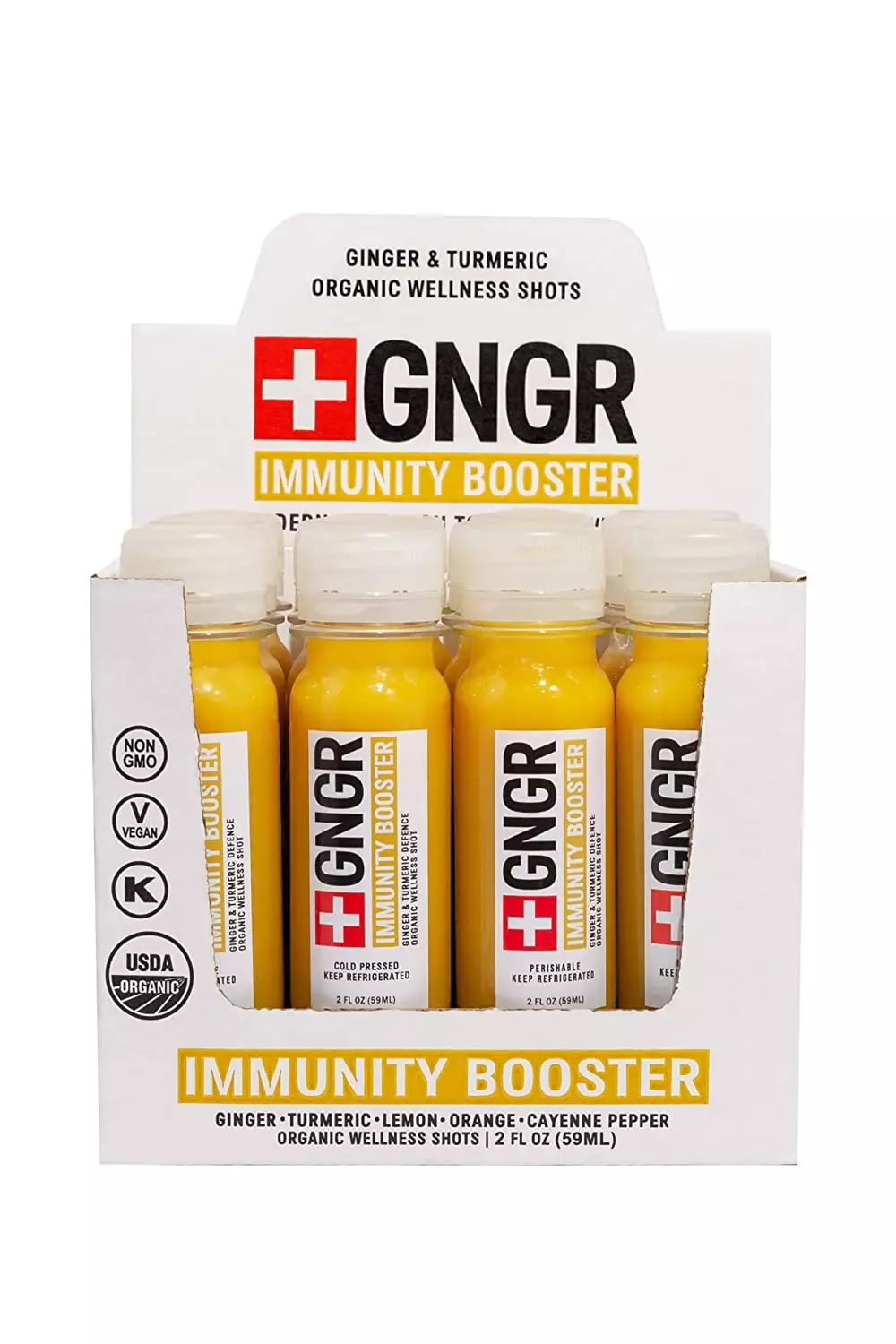Immunity boosting ginger shots