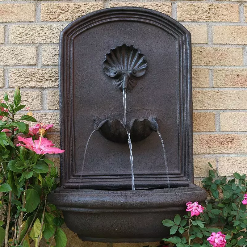 Dunnell Polystone Wandbrunnen von Astoria Grand