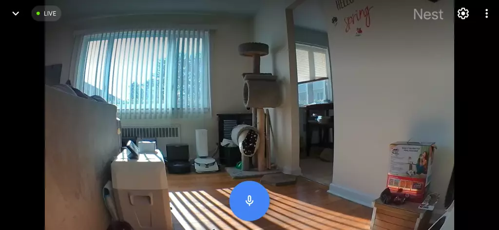 Google Nest Cam (ගෘහස්ථ, රැහැන්ගත) තිර රුවක්