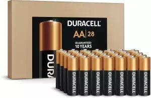 Paquete de 28 pilas Duracell Coppertop AA