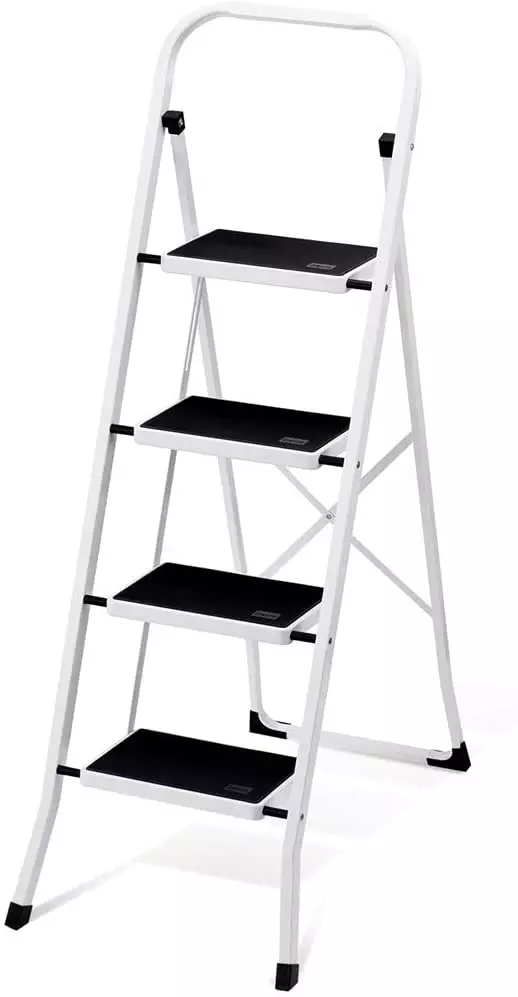 Delxo Folding 4 Step Ladder, හොඳම පියවර ඉනිමග