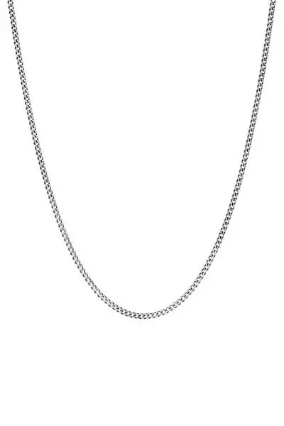 Degs ug Sal Sterling Silver Curb Necklace