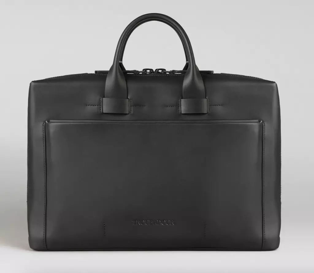 Troubadour Recycled Leather Pathfinder Slim Briefcase